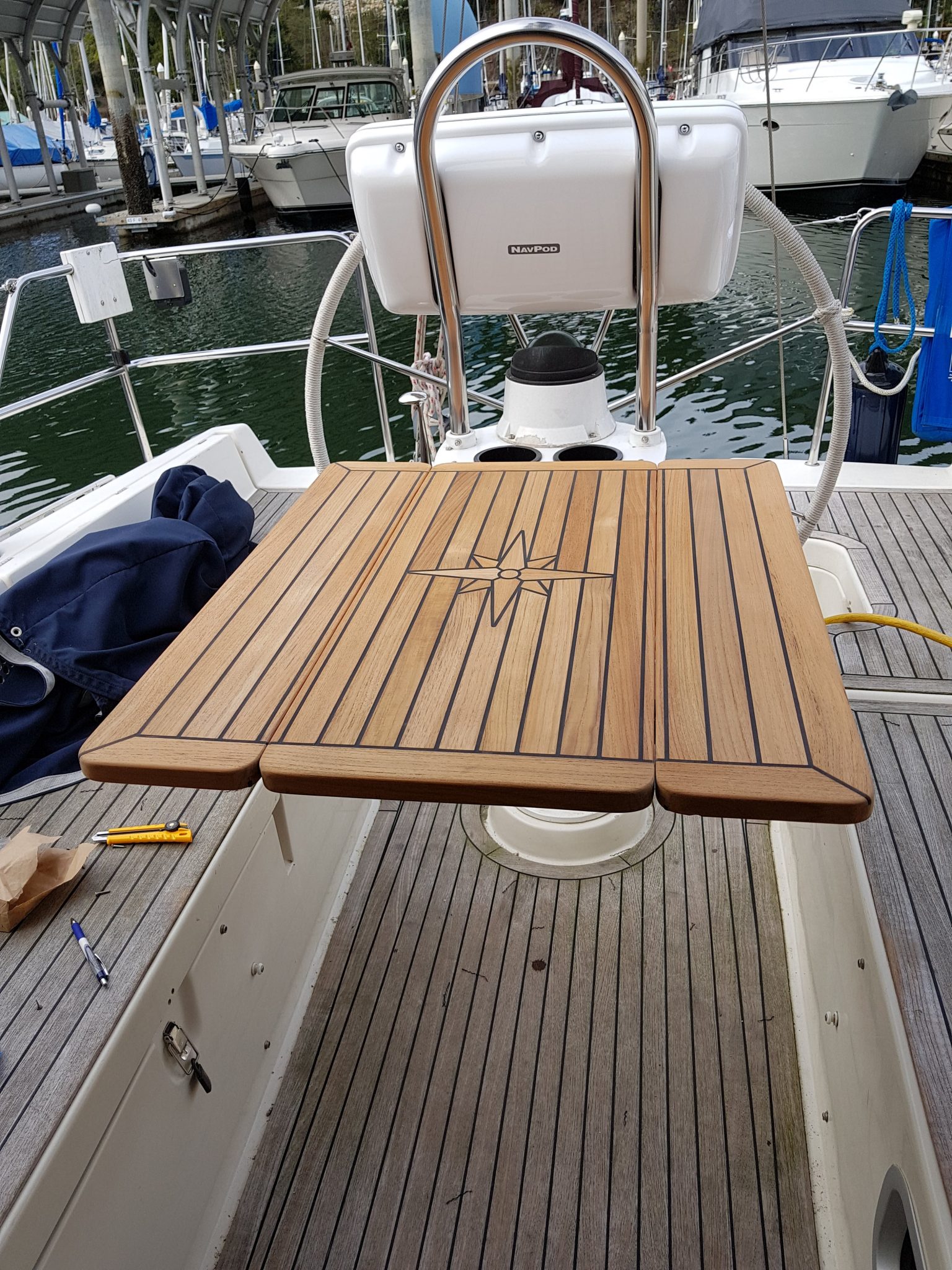 Teak Cockpit Table – Boat and Equipment Reviews